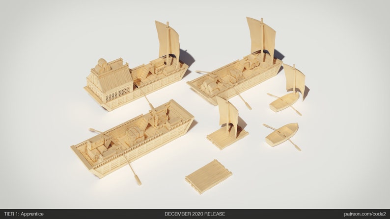 Ultimate Boats, Rafts, Barges Set | Dungeons and Dragons | D&D ...