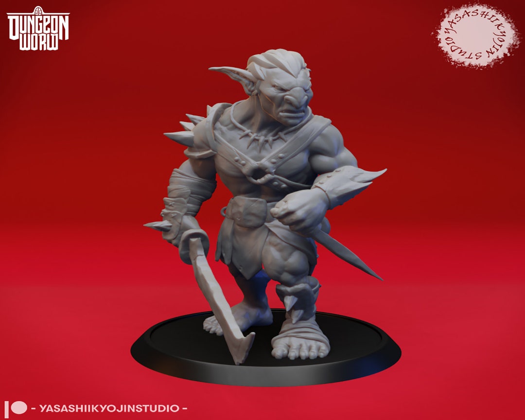 32mm Goblin for Dungeons and Dragons D&D Dnd Tabletop Wargames Resin ...