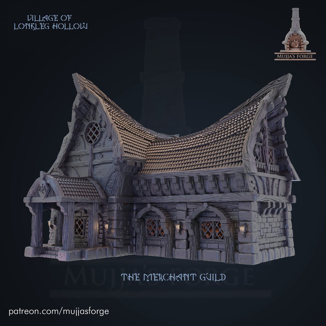Merchants Guild • Gnome Buildings • by Mujja's Forge | Dungeons and ...