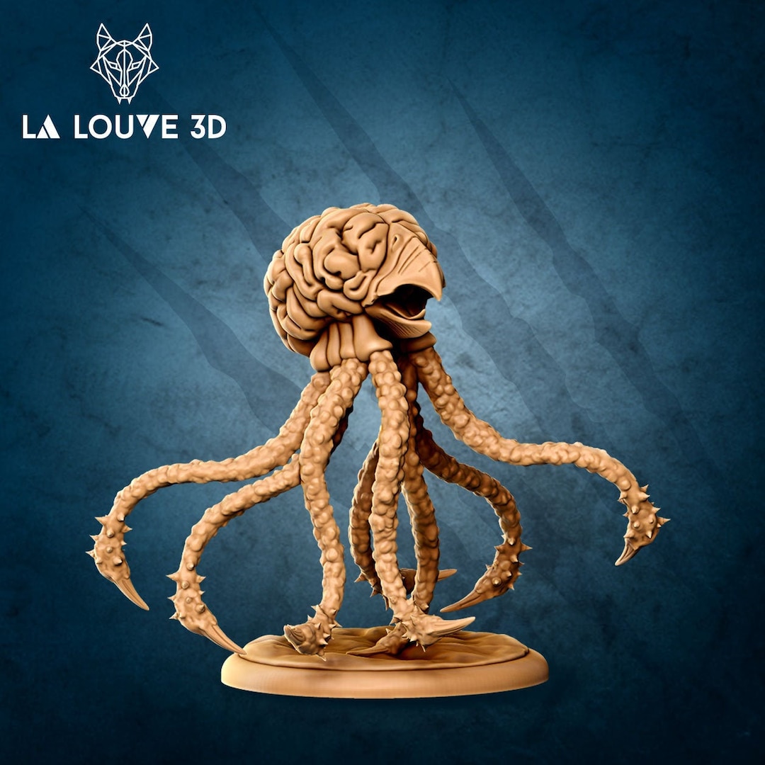 Grell / Sprawling Brain • Dangerous Monsters • by La Louve 3D ...