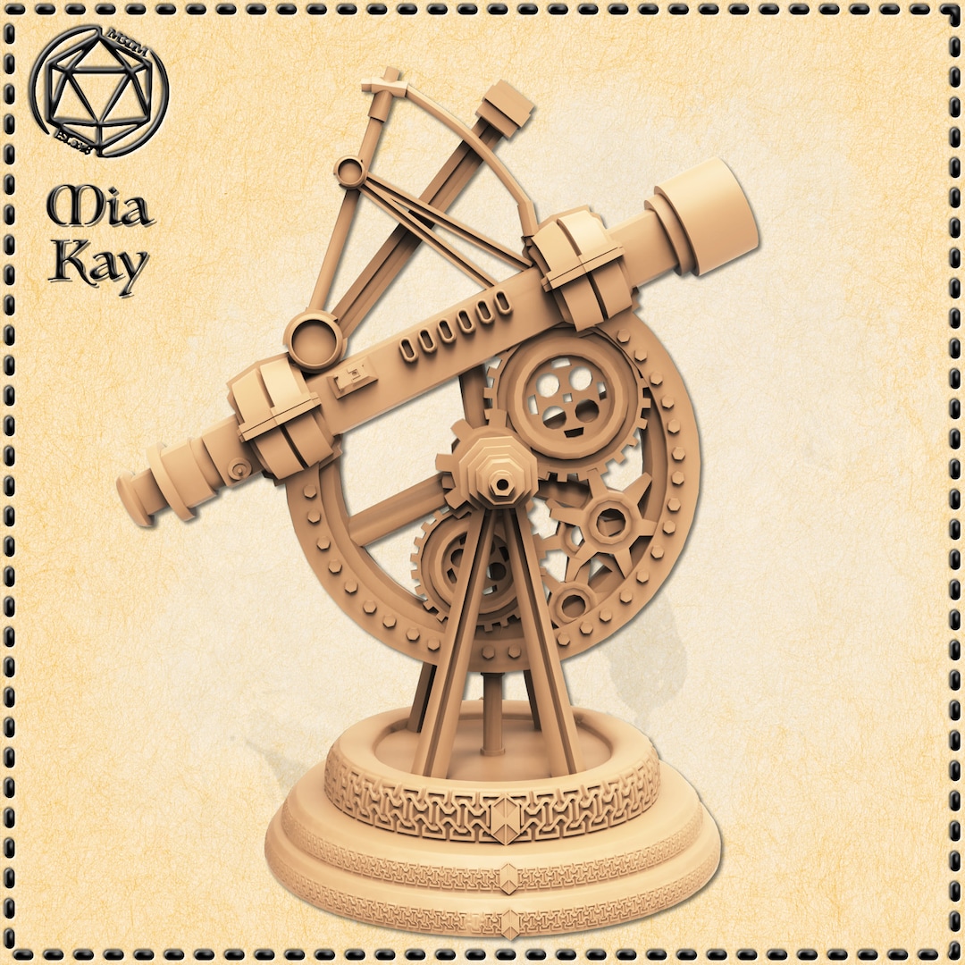 Telescope • Steampunk Collection • by M3DM | Dungeons and Dragons | D&D ...