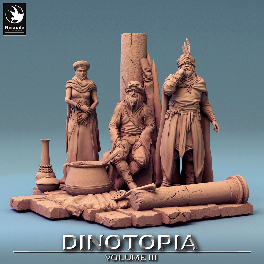 Dinotopia Look Diorama • Dinotopia Pt 3 • by Rescale Miniatures ...