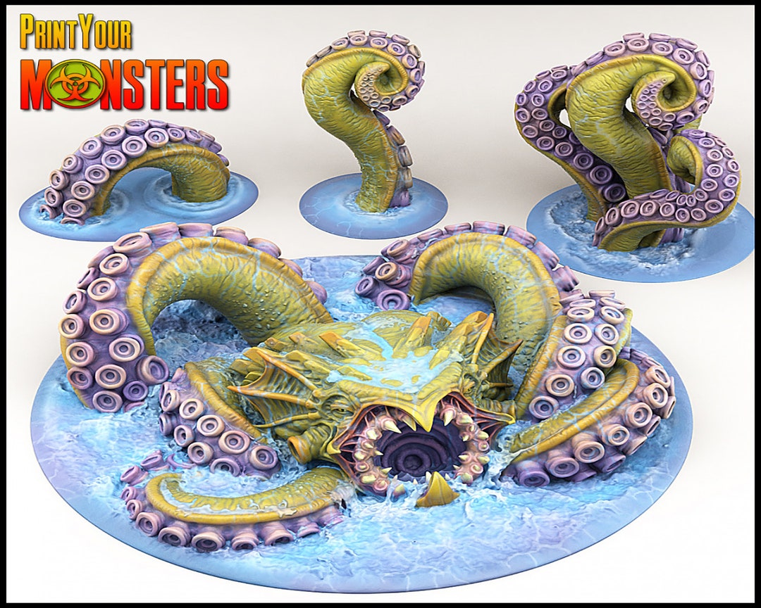 Kraken by Print Your Monsters | Dungeons and Dragons | D&D | Dnd ...