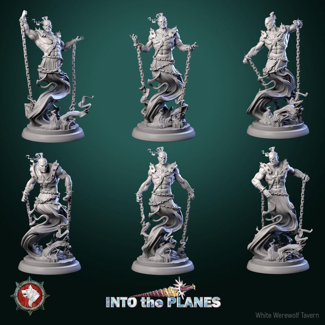 Djinn Set (6 Poses) • Into the Planes • by White Werewolf Tavern ...