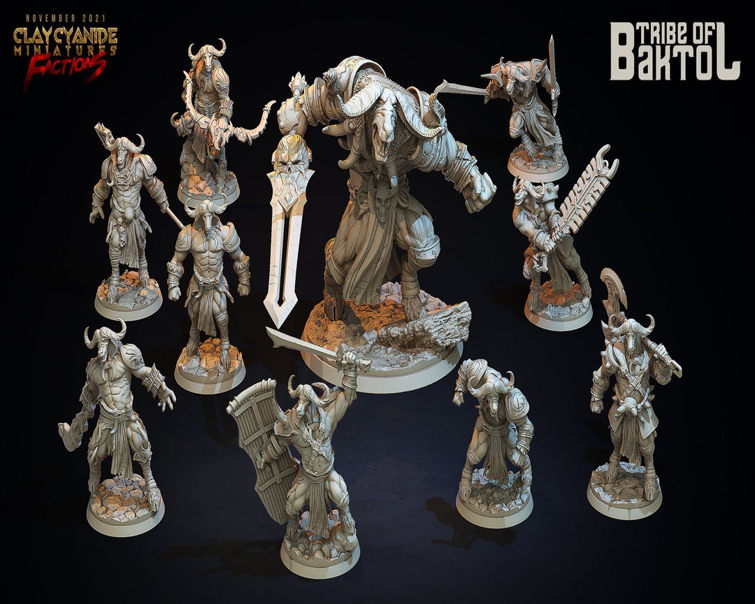 Tribe of Baktol by Clay Cyanide Dungeons and Dragons D&D Tabletop Games ...