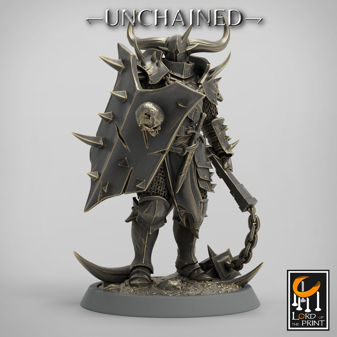 Light Soldier Flail Stand Unchained by Lord of the Print Dungeons and ...