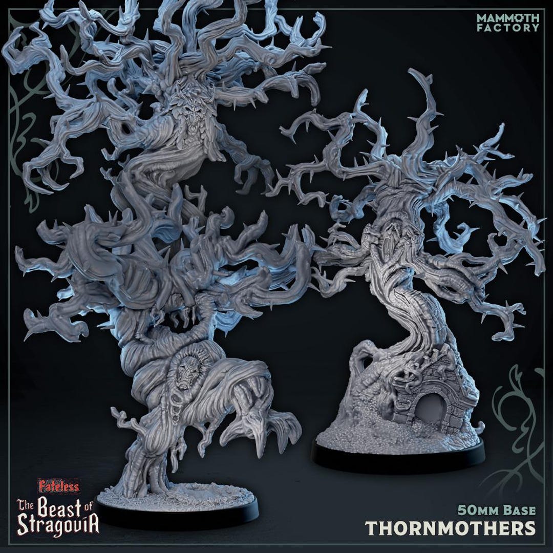 Dark Ent Horror Thornmother Miniature Set for Dnd Tabletop RPG - Etsy