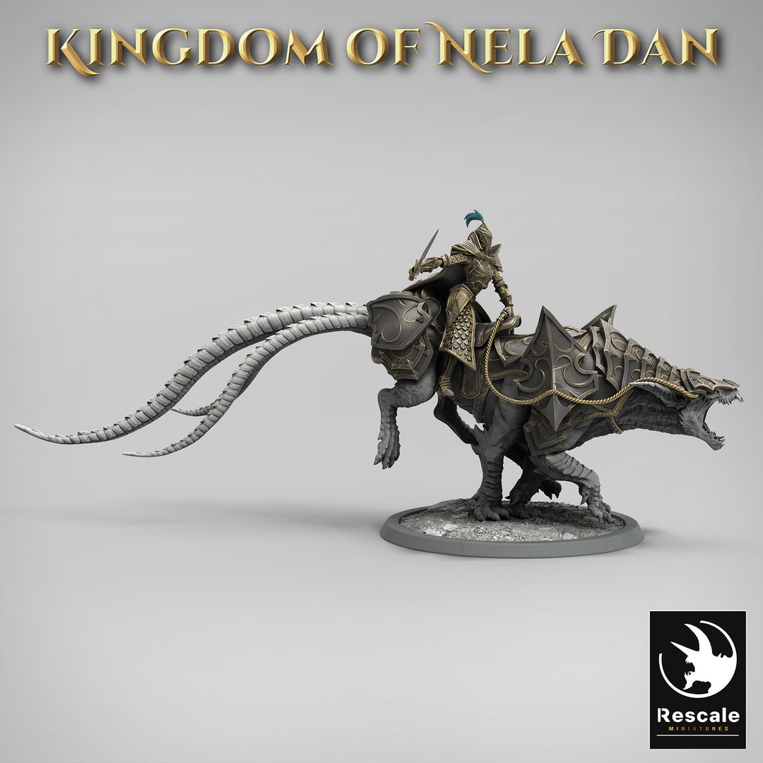 Siri Mounted Sword Run Kingdom of Nela Dan by Rescale Miniatures ...