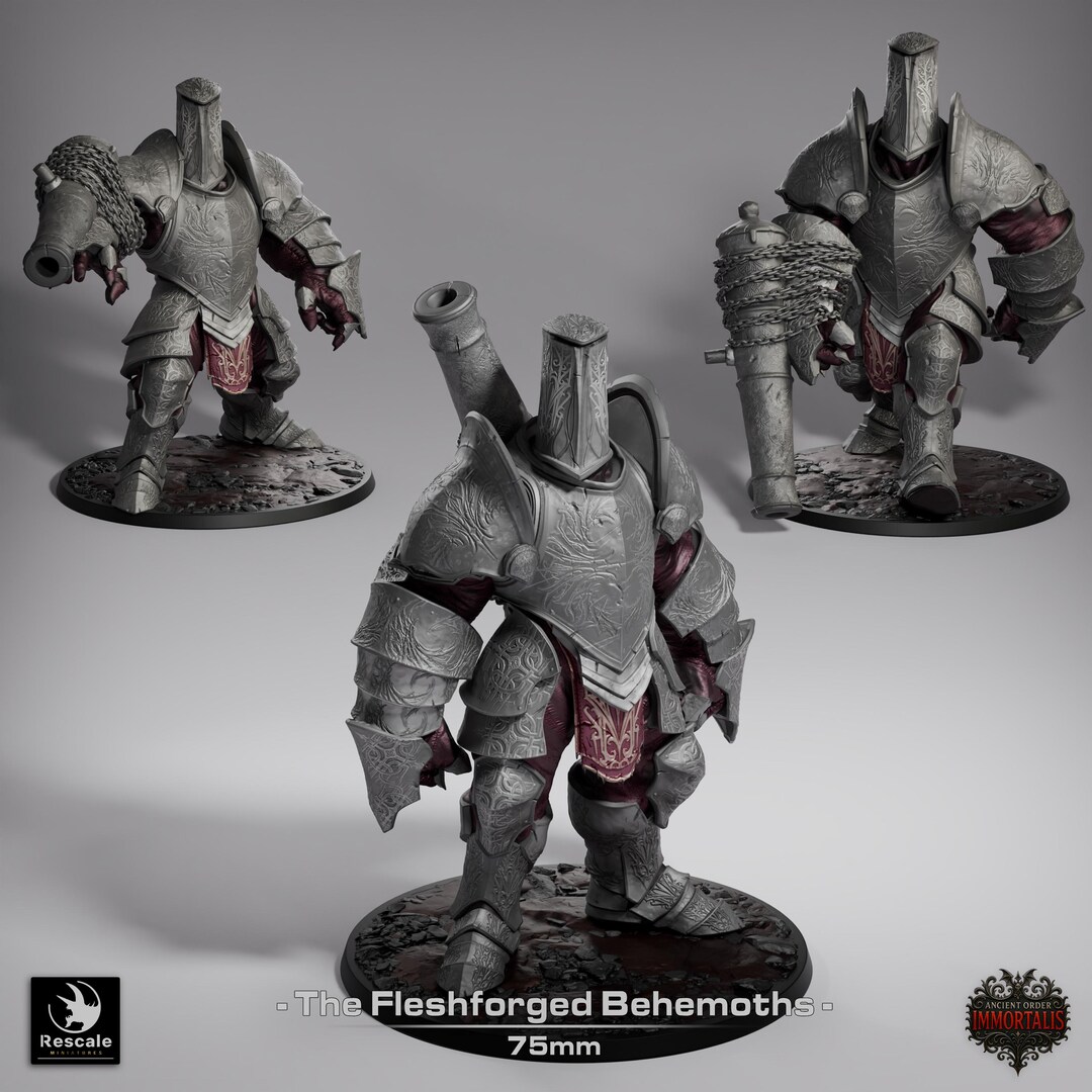 The Fleshforged Behemoths (3 Poses) • Ancient Order Immortalis ...