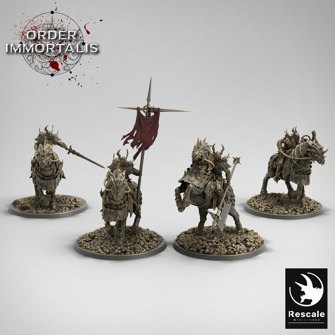 Bloodknight Cavalier (4 Poses) • Order Immortalis I • by Rescale ...