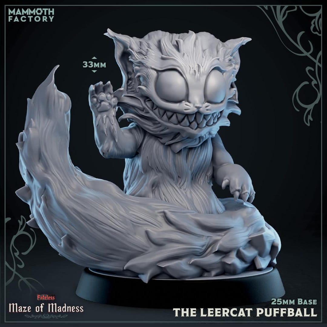 Leercat Puffball • Maze of Madness • by Mammoth Factory | Dungeons and ...