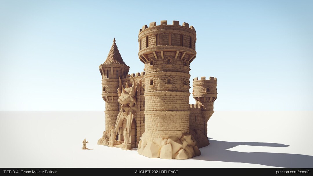 The Dark Castle (necromancer Castle) by Wonderworlds | Dungeons and ...