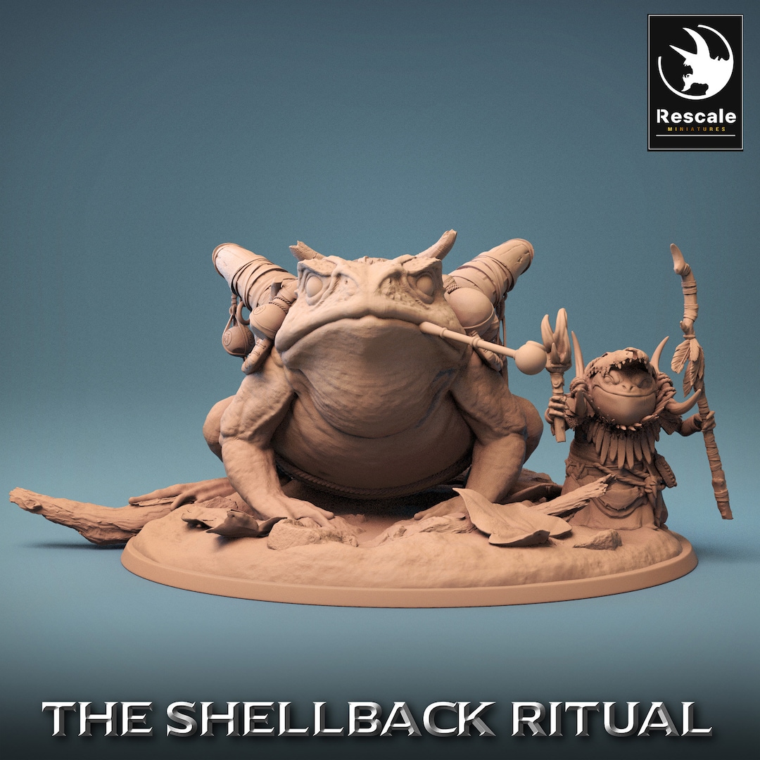 Toad Mount Walk (3 Poses) • the Shellback Ritual • by Rescale ...