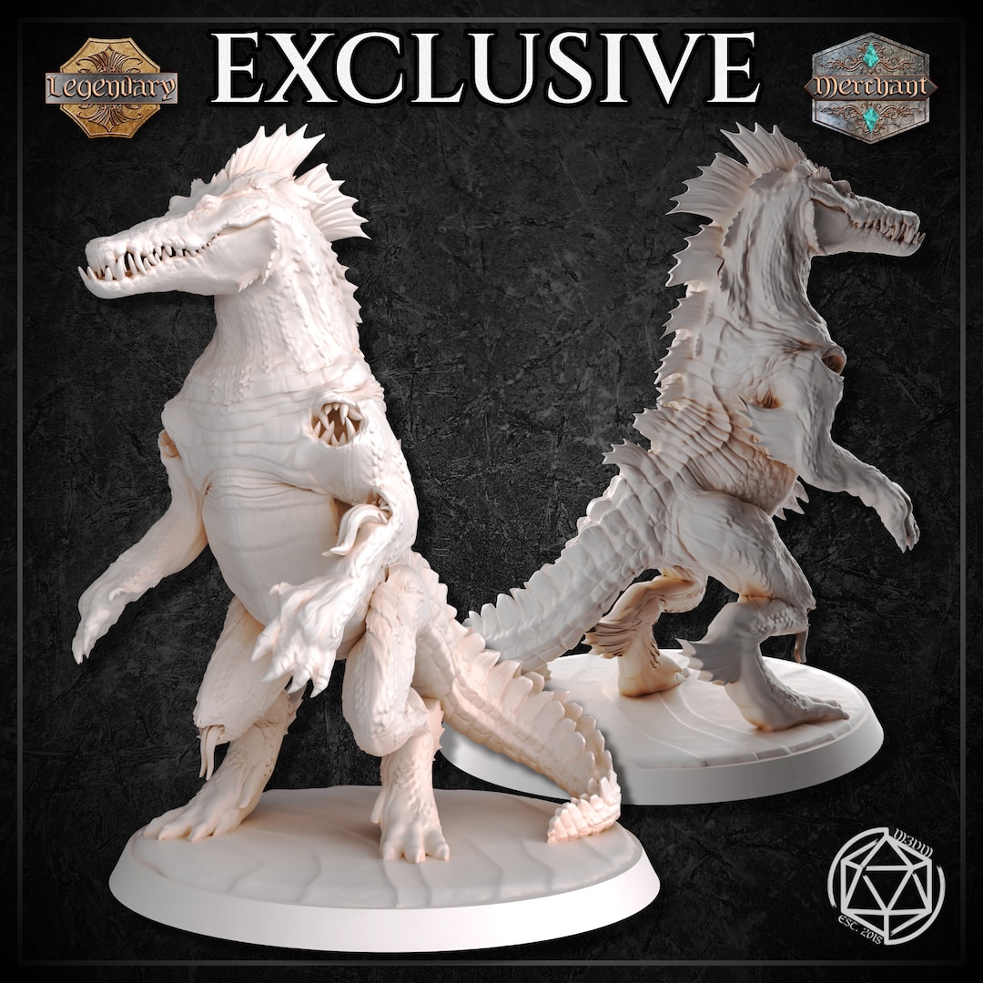 Cipactli Monstrous Crocodile for Dungeons and Dragons | Pathfinder ...