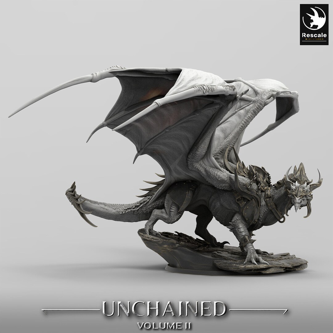 War Dragon Stand (3 Poses) • Unchained II • by Rescale Miniatures ...
