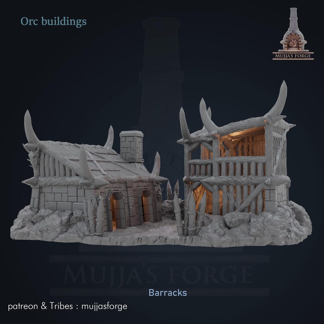 Orc Barracks by Mujja's Forge | Dungeons and Dragons | D&D | Wargames ...
