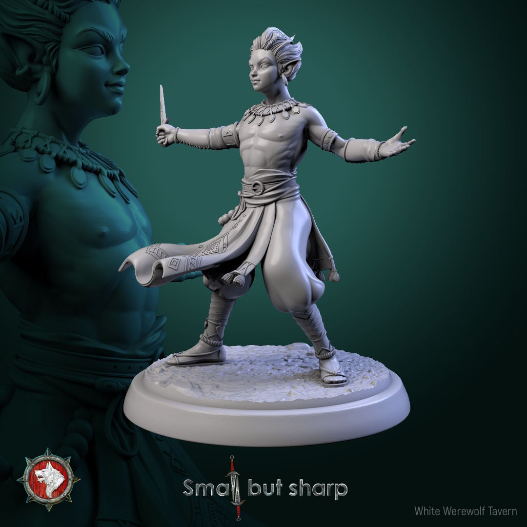 Halfling Monks (6 Poses) • Small but Sharp • by White Werewolf Tavern ...