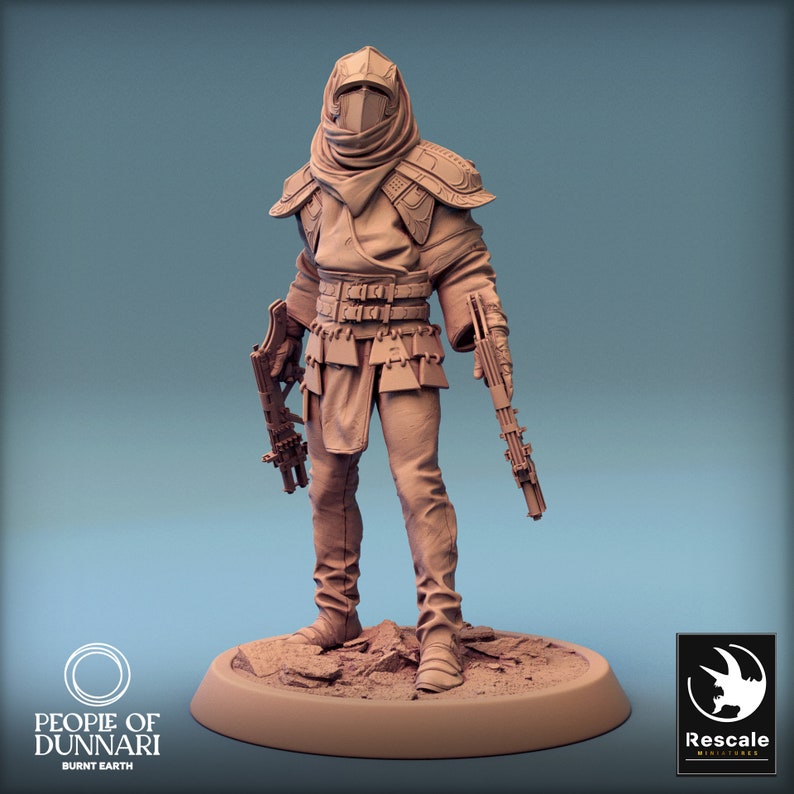 Razan Sandstorm (6 Poses) • People of Dunnari • Rescale Miniatures ...