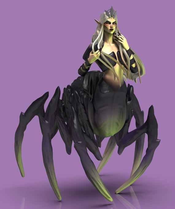 Drider Queen by M3DM Dungeons and Dragons D&D RPG Dnd | Etsy