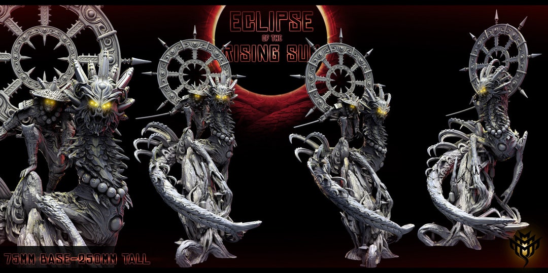 Flawed Dragon Mimic • Eclipse of the Rising Sun • by Mini Monster ...
