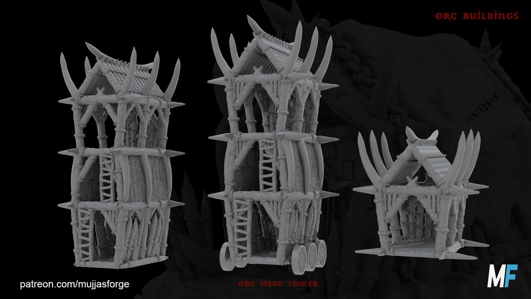 Orc Siege Tower by Mujja's Forge Dungeons and Dragons D&D Wargames Dnd ...