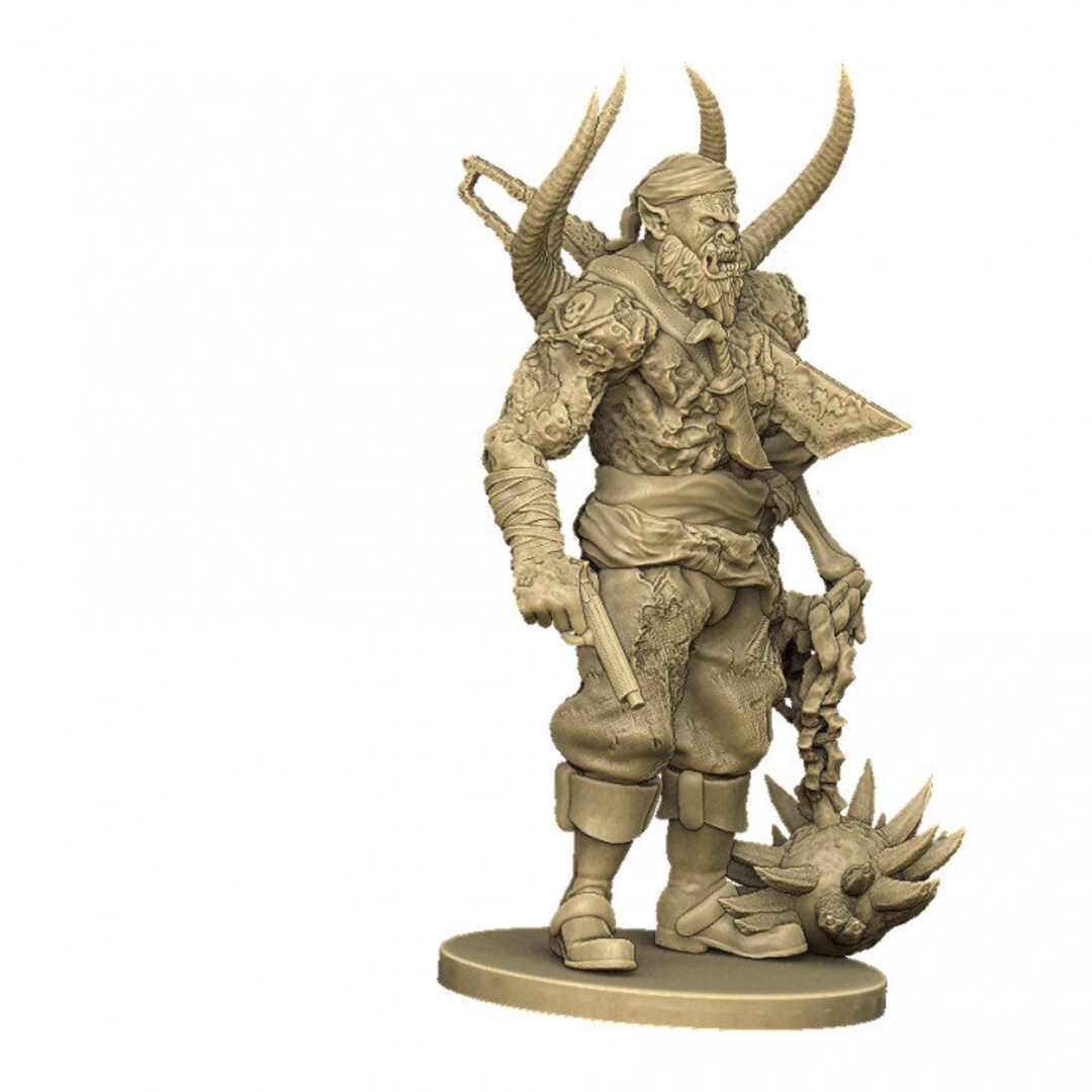 Undead Orc Pirate • the Tale of the Cured Pirates • by Miniatures Craze ...