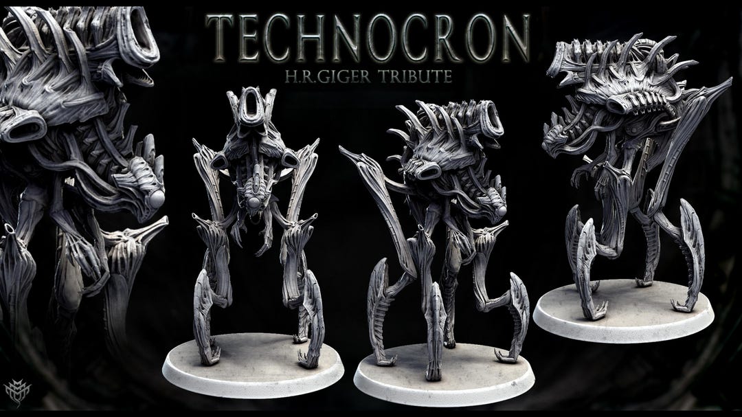 Death Colossus (2 Poses) • Technocron • by Mini Monster Mayhem ...