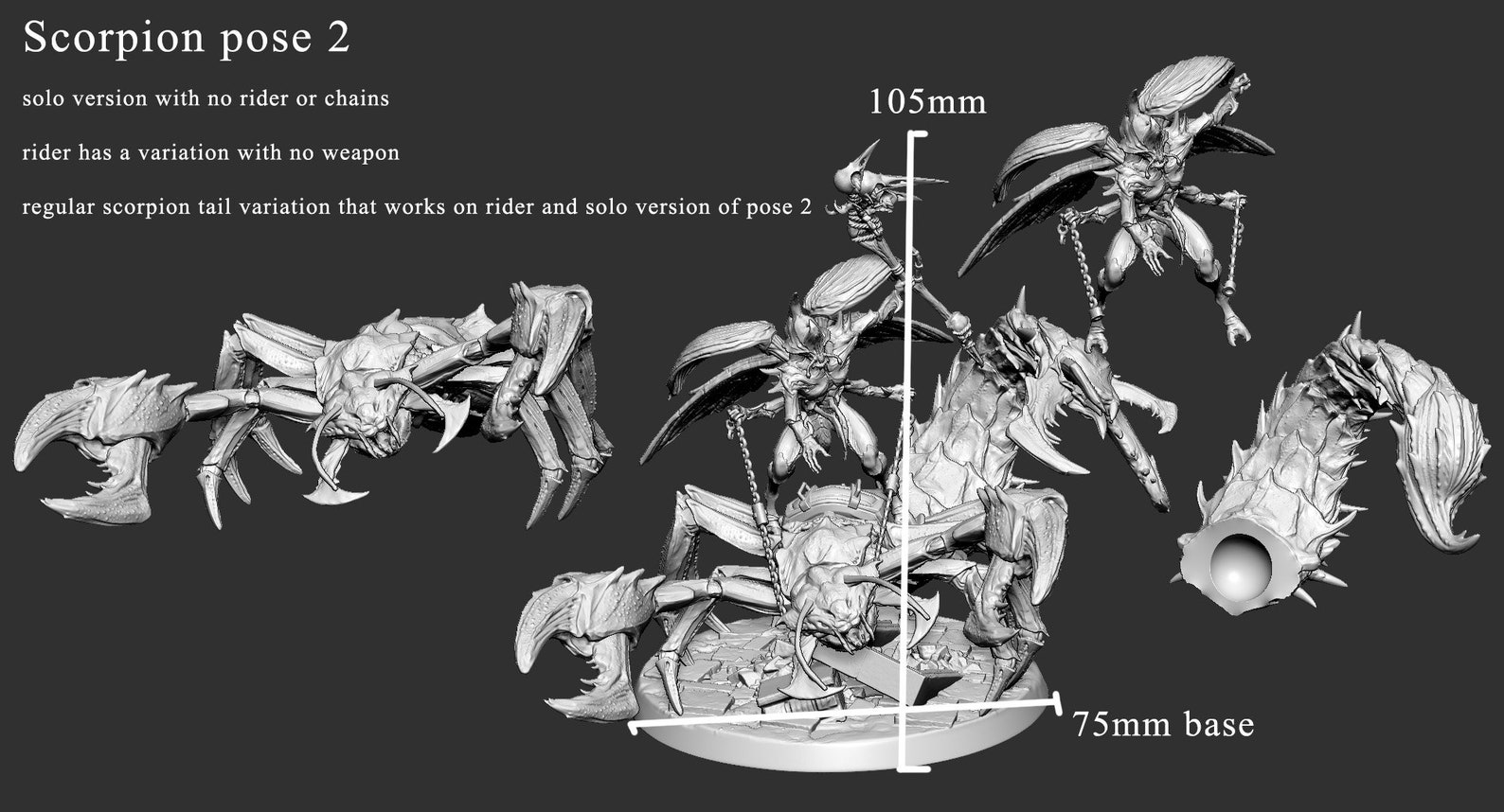 Giant Deathstalker Scorpion • Infestation • by Mini Monster Mayhem ...