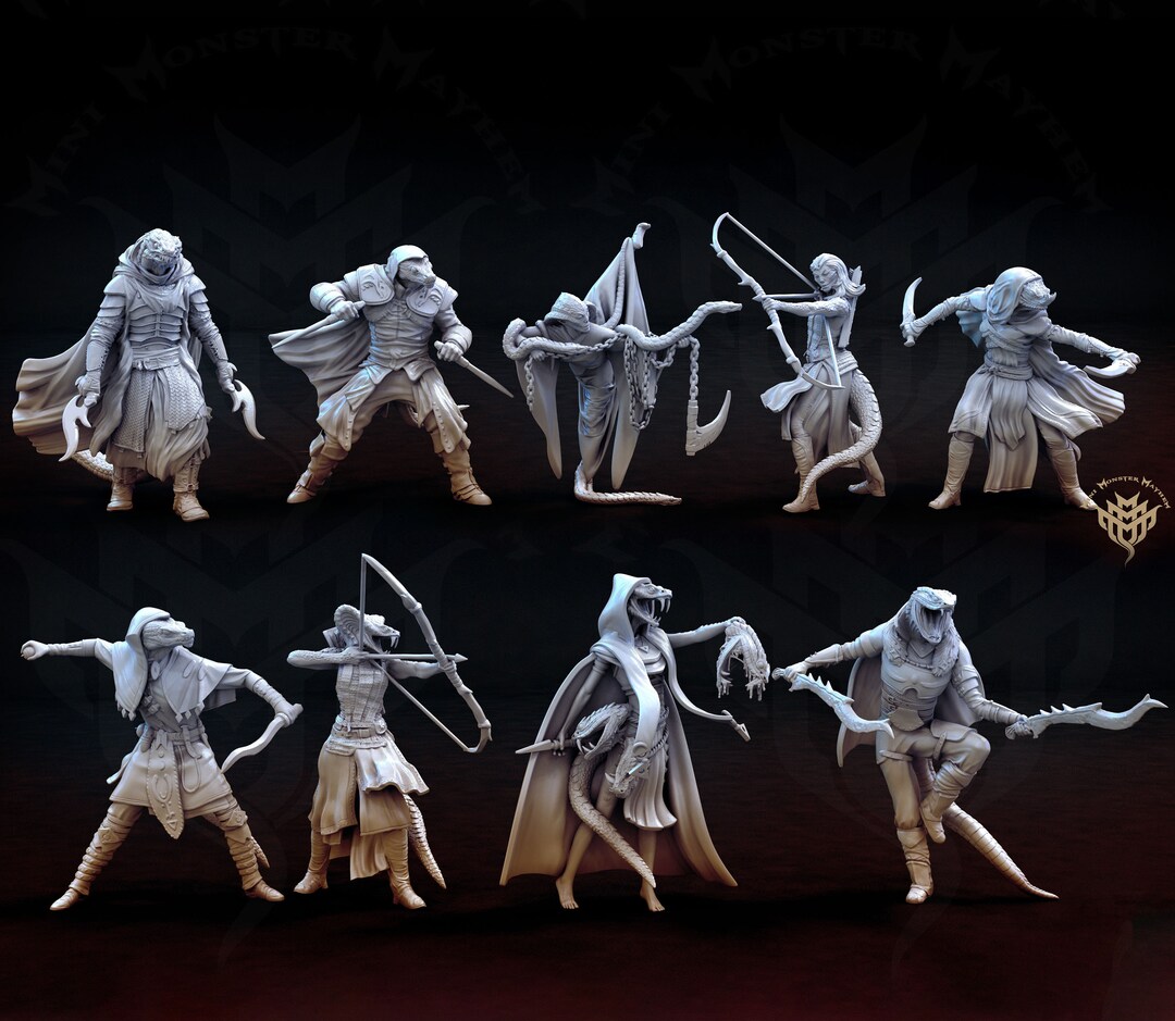 Yuan Ti Characters • Eye of the Serpent by Mini Monster Mayhem ...