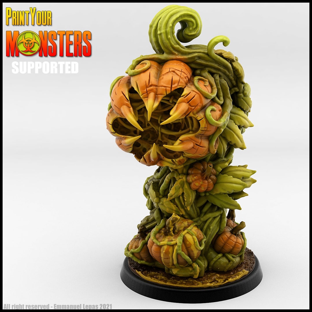 Giant Pumpkin Plant by Print Your Monsters | Dungeons and Dragons | D&D ...