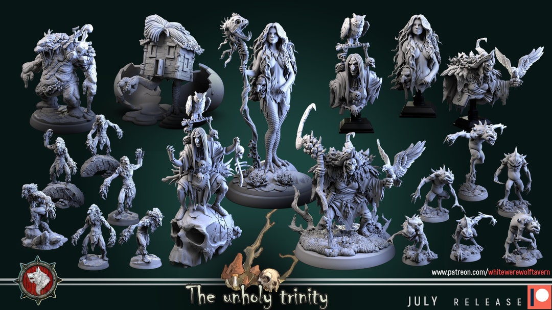 The Unholy Trinity (17 Models) by White Werewolf Tavern | Dungeons and ...