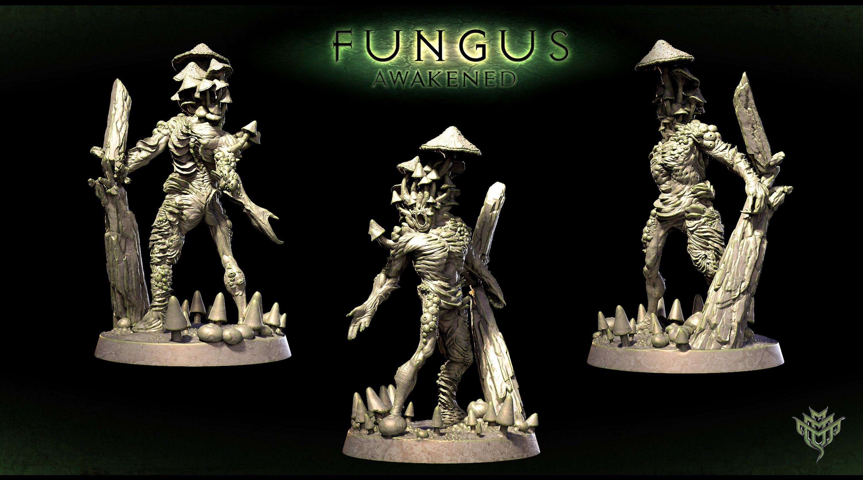 Myconid Brutes (3 Poses) • Fungus Awakened • by Mini Monster Mayhem ...