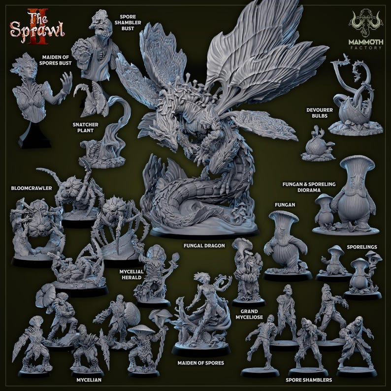 Maiden of Spores • the Sprawl 2 • by Mammoth Factory | Dungeons and ...