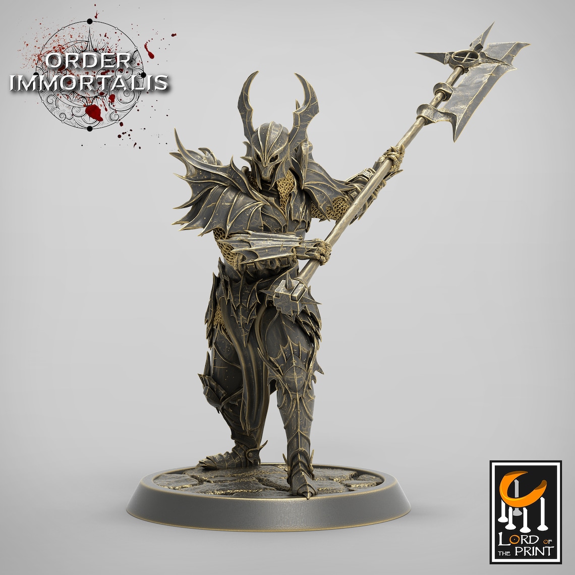 Bloodknights Halberd 5 Poses Order Immortals by Lord of - Etsy