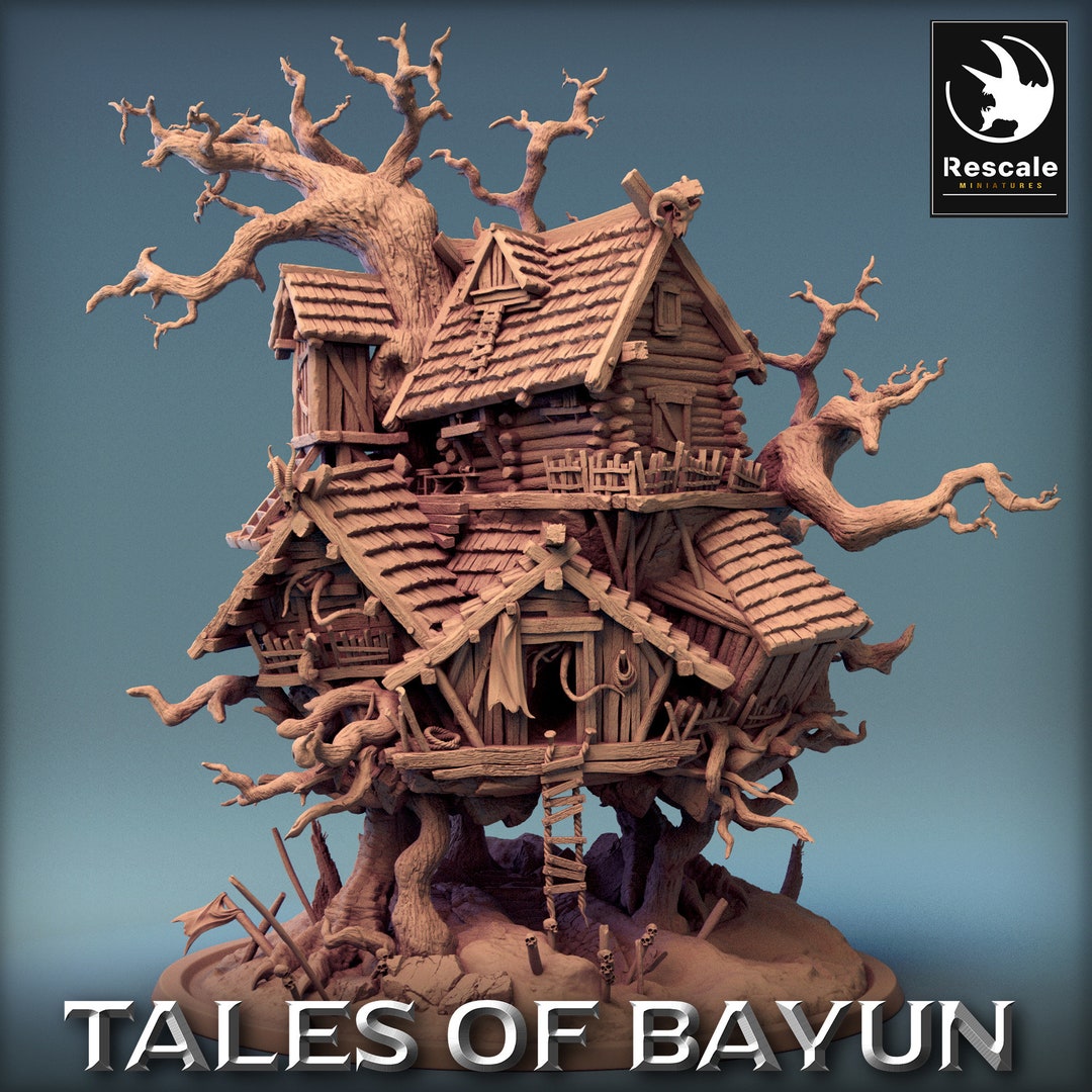Bayun Isba (baba Yaga House) • Tales of Bayun • by Rescale Miniatures ...
