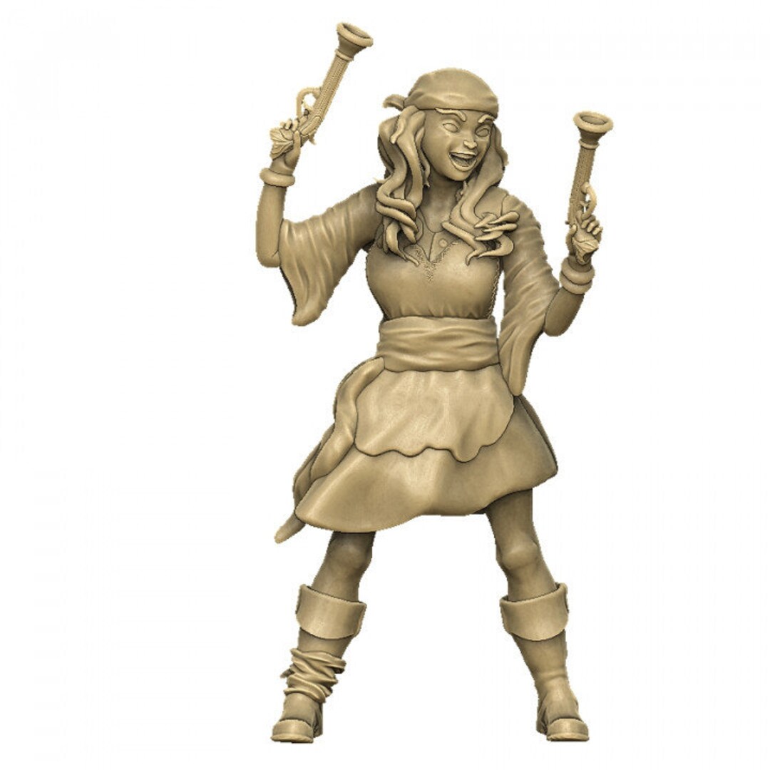 Pirate Girl • the Tale of the Cured Pirates • by Miniatures Craze ...