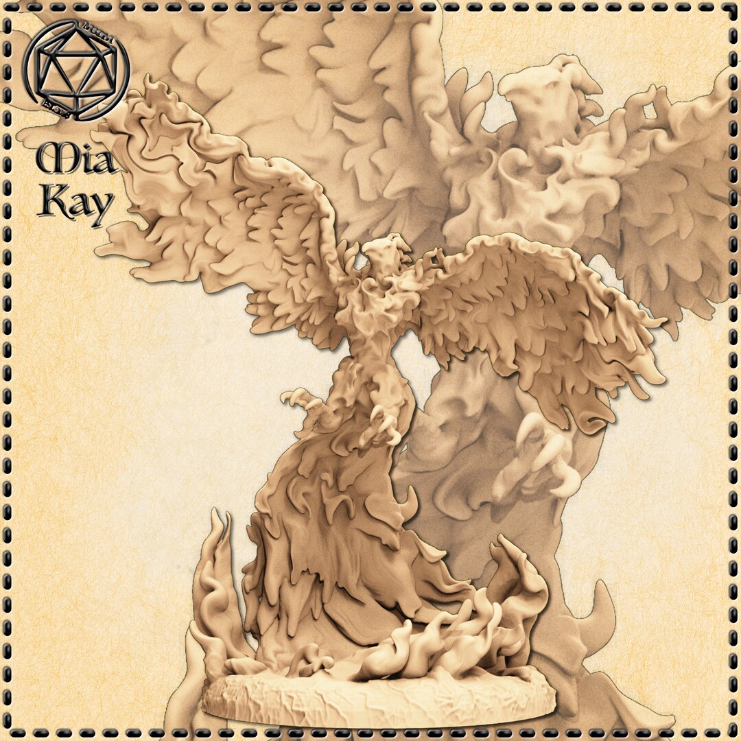 Phoenix • Greek Mythology • by M3DM | Dungeons and Dragons | D&D | RPG ...