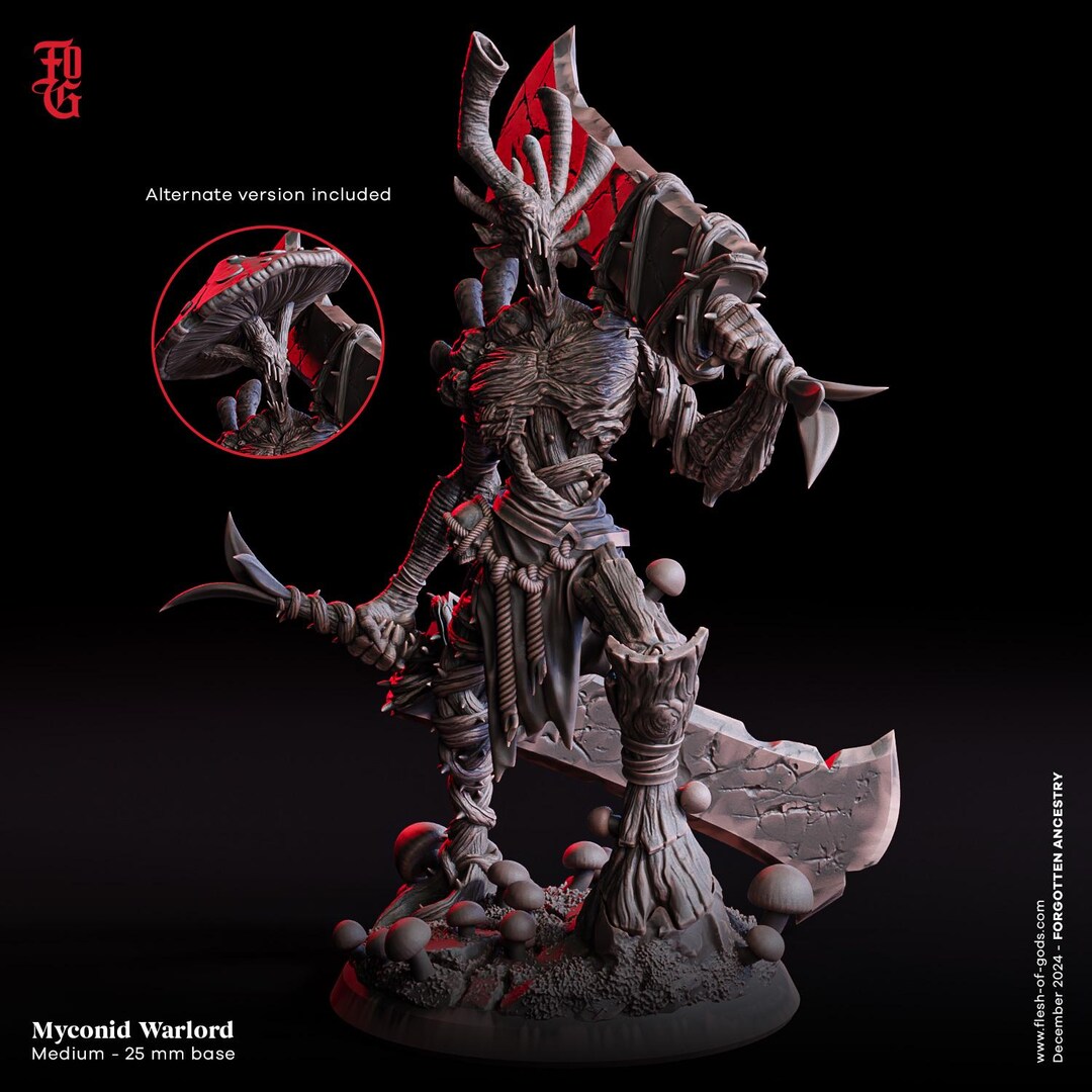 Myconid Warlord • Forgotten Ancestry • by Flesh of Gods | Dungeons and ...