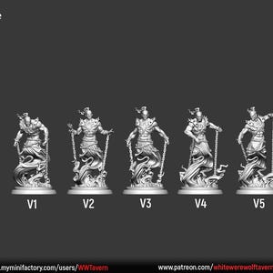 Djinn Set (6 Poses) • Into the Planes • by White Werewolf Tavern ...