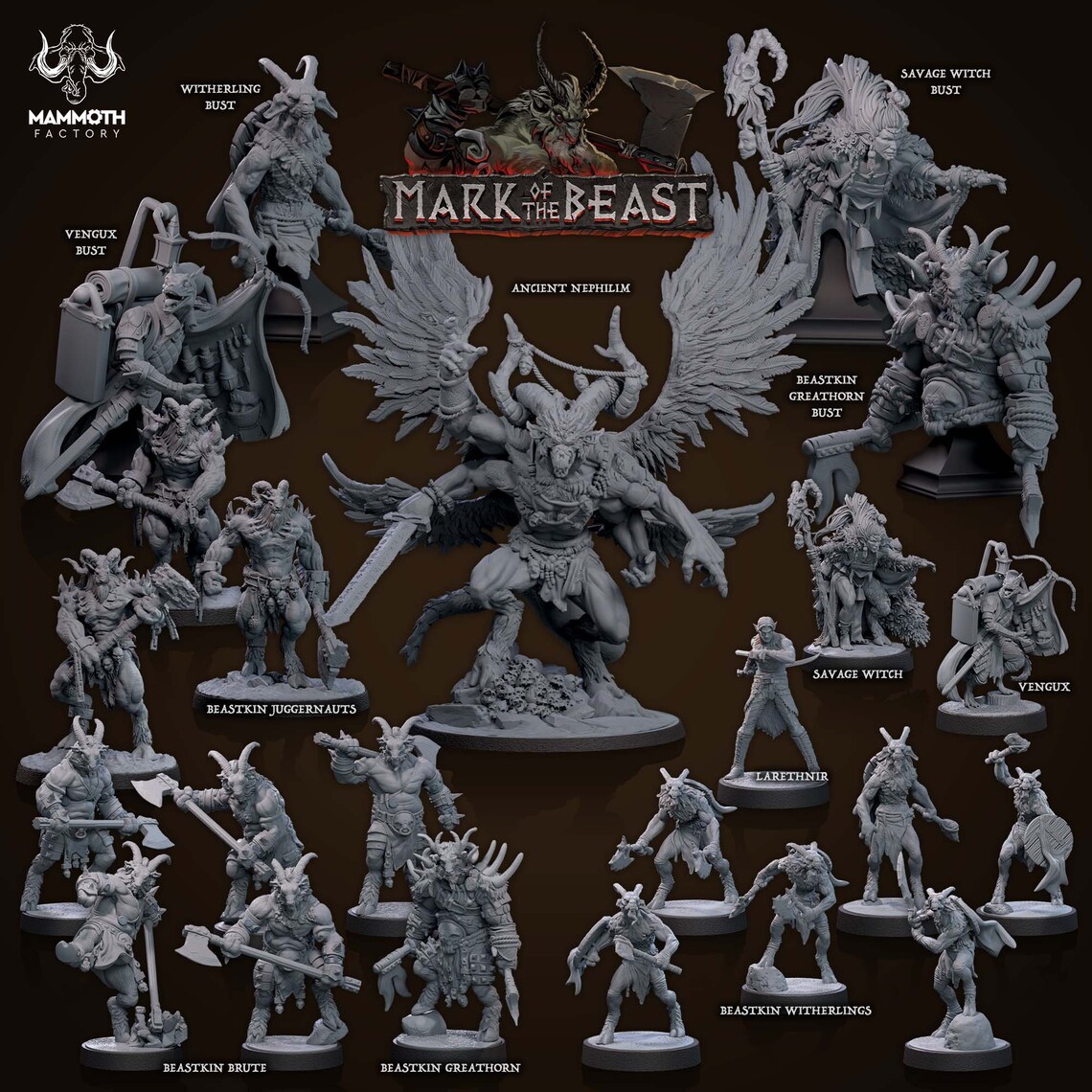 Beastkin Juggernaut 3 • Mark of the Beast • by Mammoth Factory ...