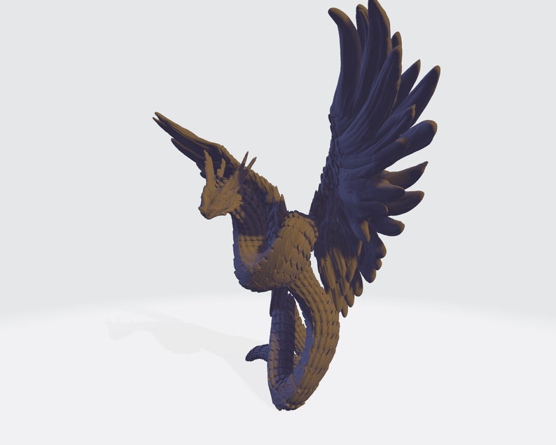 Couatl for Dungeons and Dragons D&D Pathfinder Dnd - Etsy