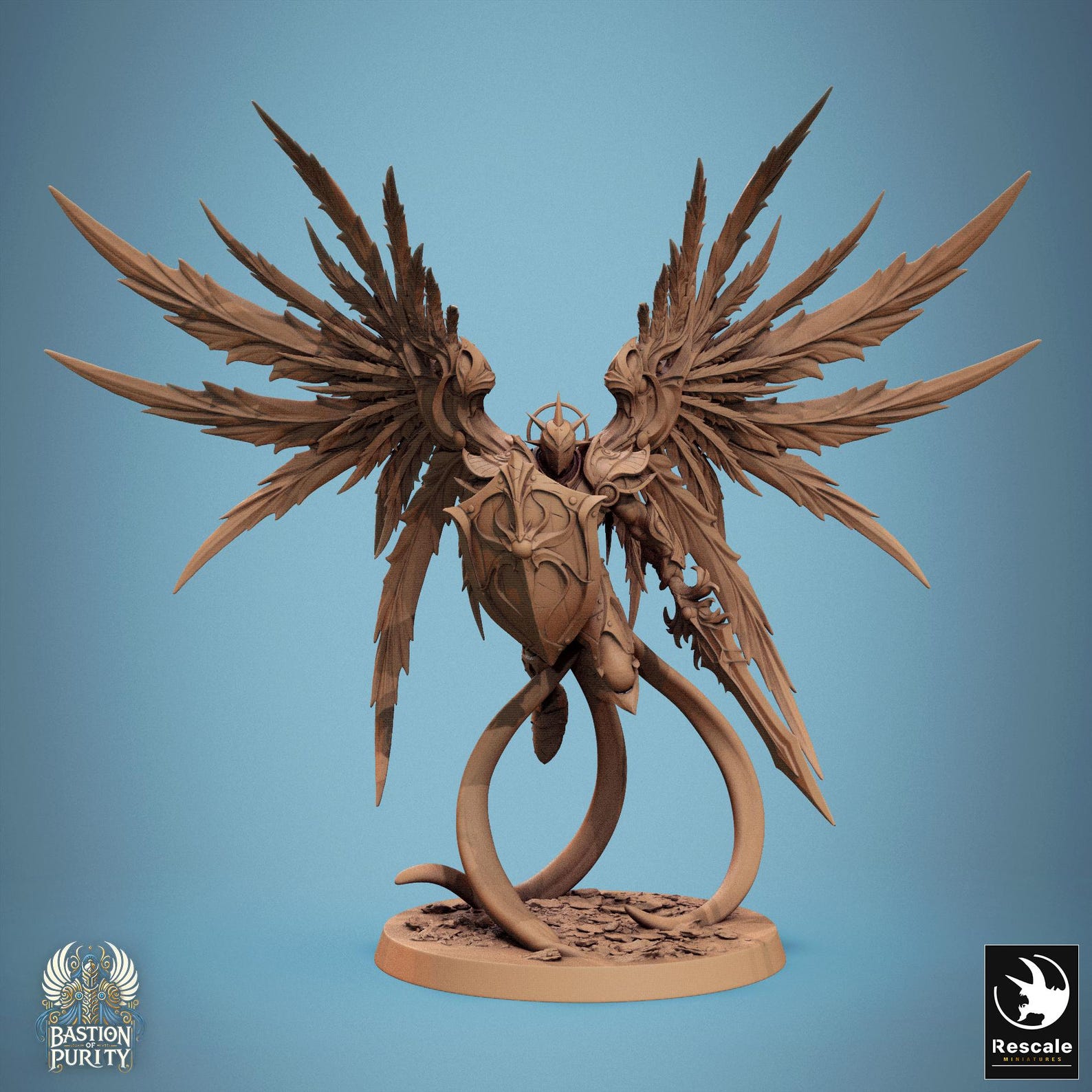Aurelian Skyblade (7 Poses) • Bastion of Purity • by Rescale Miniatures ...