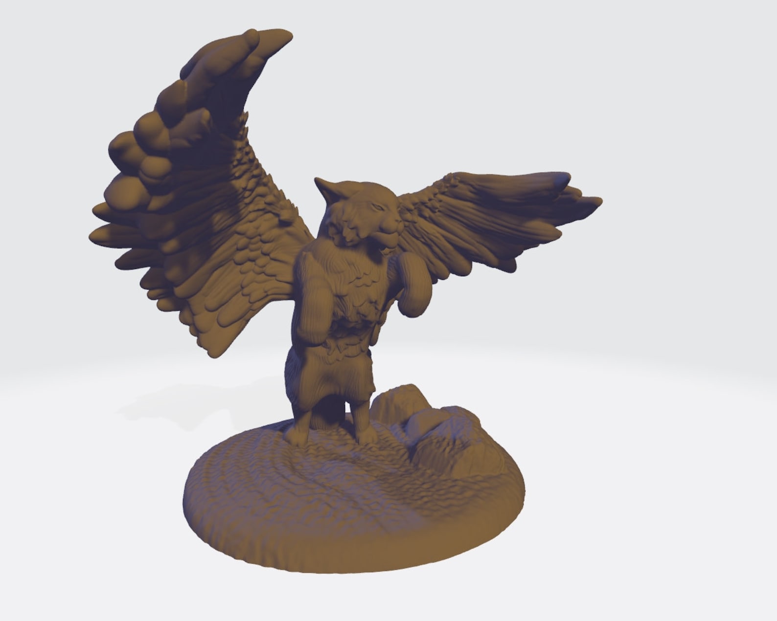 Winged Cat Tressym Dnd Familiar for Dungeons and Dragons - Etsy