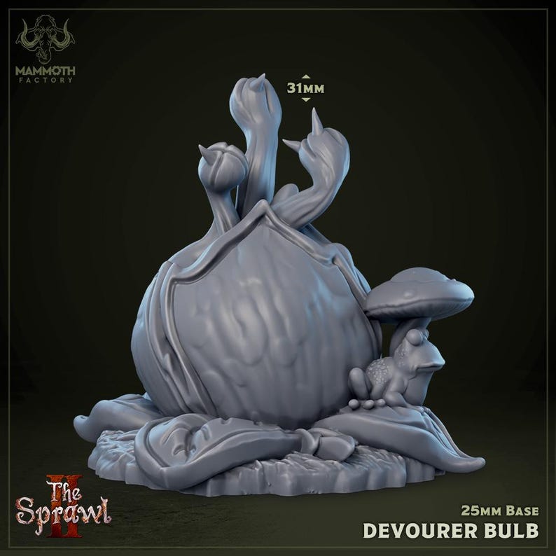 Carnivorous Plant Monsters Devourer Bulb Snatcher Plant Set for Dnd ...