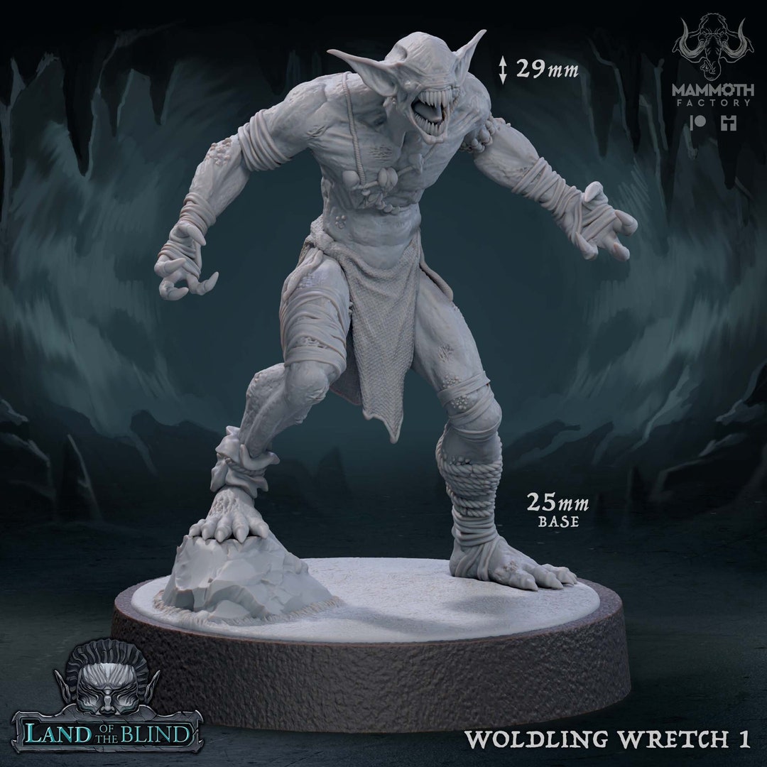 Woldling Wretch (4 Poses) • Land of the Blind • by Mammoth Factory ...