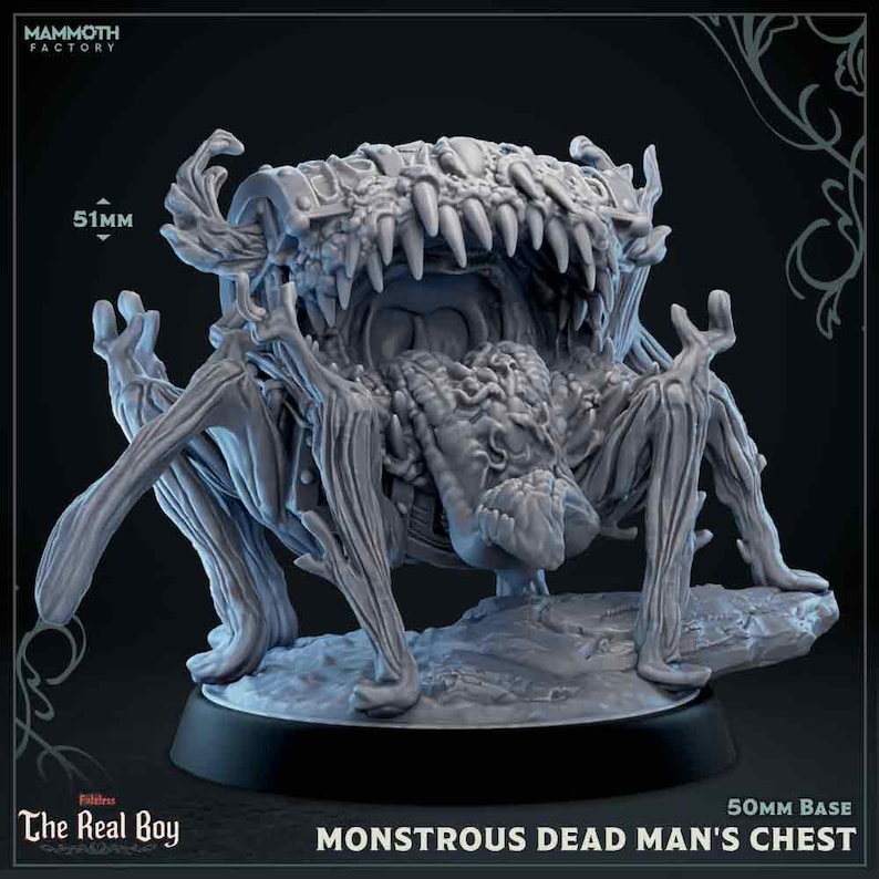 Mimic Chest Miniature Dungeon Trap Monster for Dnd Tabletop RPG - Etsy
