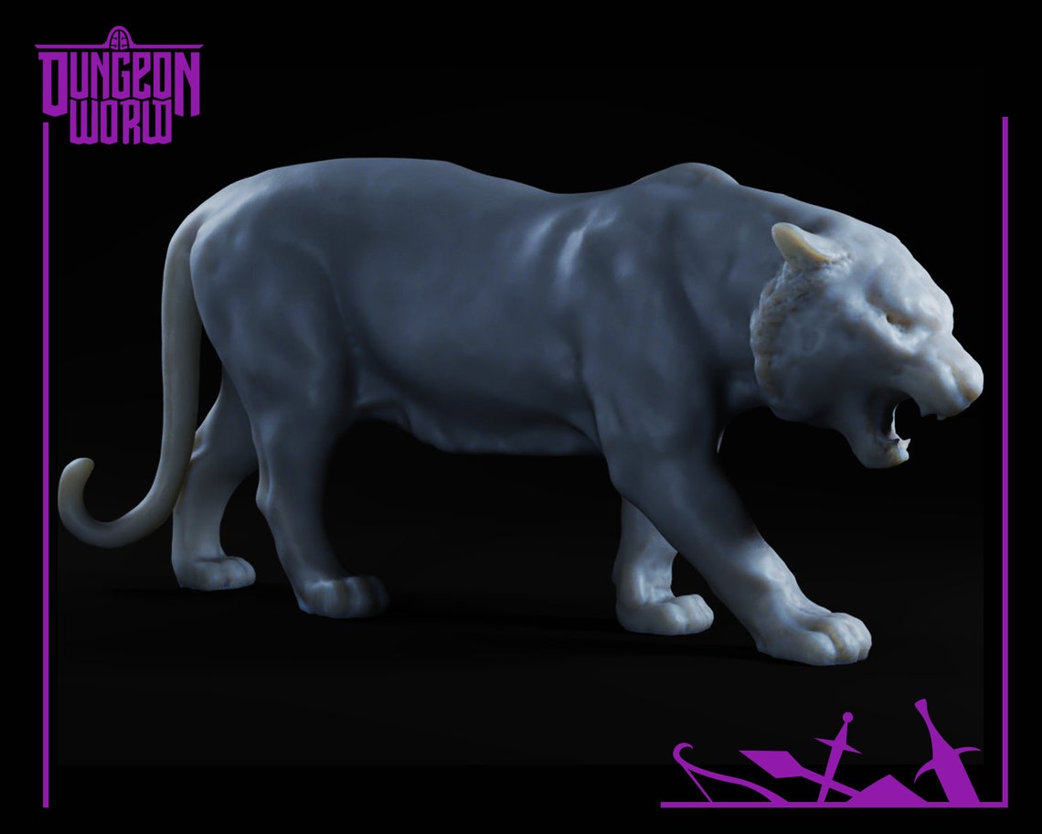 Tiger | Tiger Companion for Dungeons and Dragons | D&D | Pathfinder ...