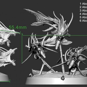 Aboleth (4 Poses) • Depths of the Abyss • by Mini Monster Mayhem ...
