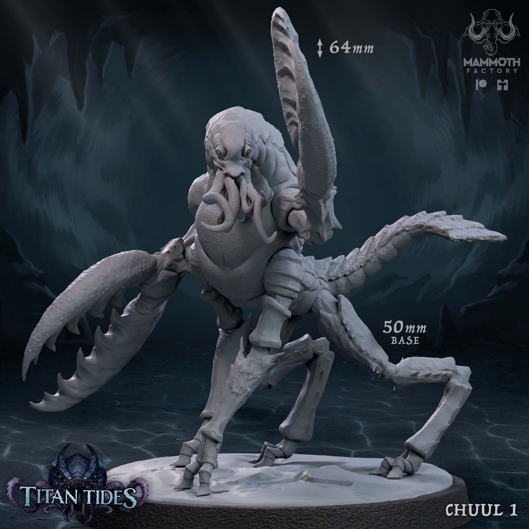 Chuul (3 Poses) • Titan Tides • by Mammoth Factory | Dungeons and ...