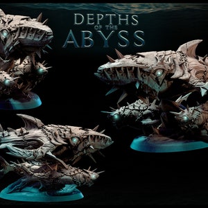 Ocean Guards (5 Poses) • Depths of the Abyss • Mini Monster Mayhem ...